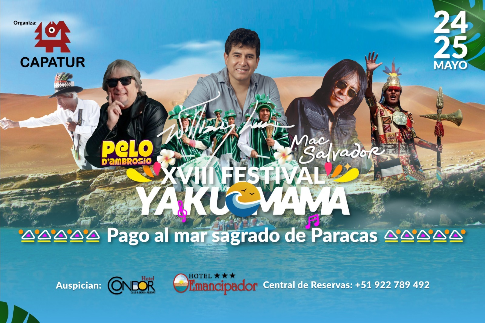 Organizan XVIII Festival del Yakumama en Pisco